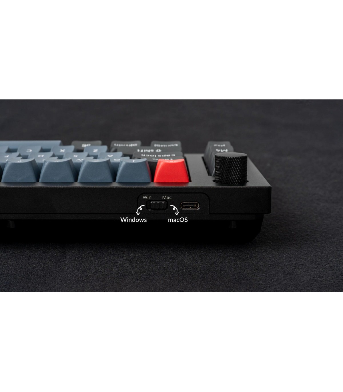 Keychron Q65 Black QMK Brown Switch (US) w/Knob